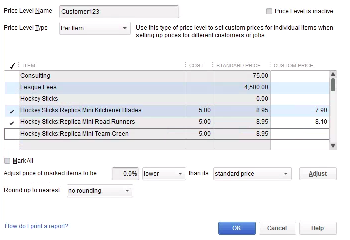 How to use the Price Level in QuickBooks? – Solarsys