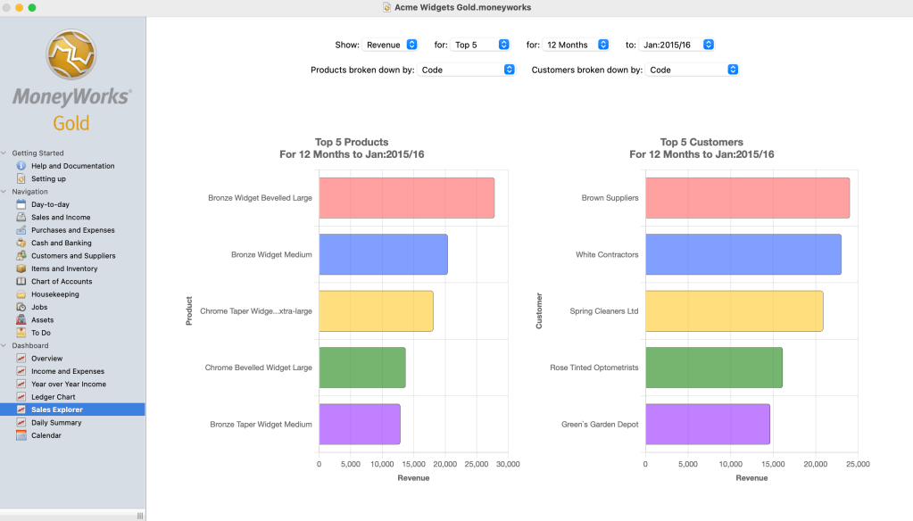 MoneyWorks accounting software update